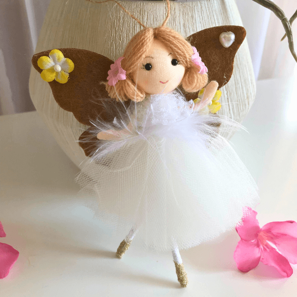 Sweet butterfly & flower dolls – for grace & charm – Adornbly